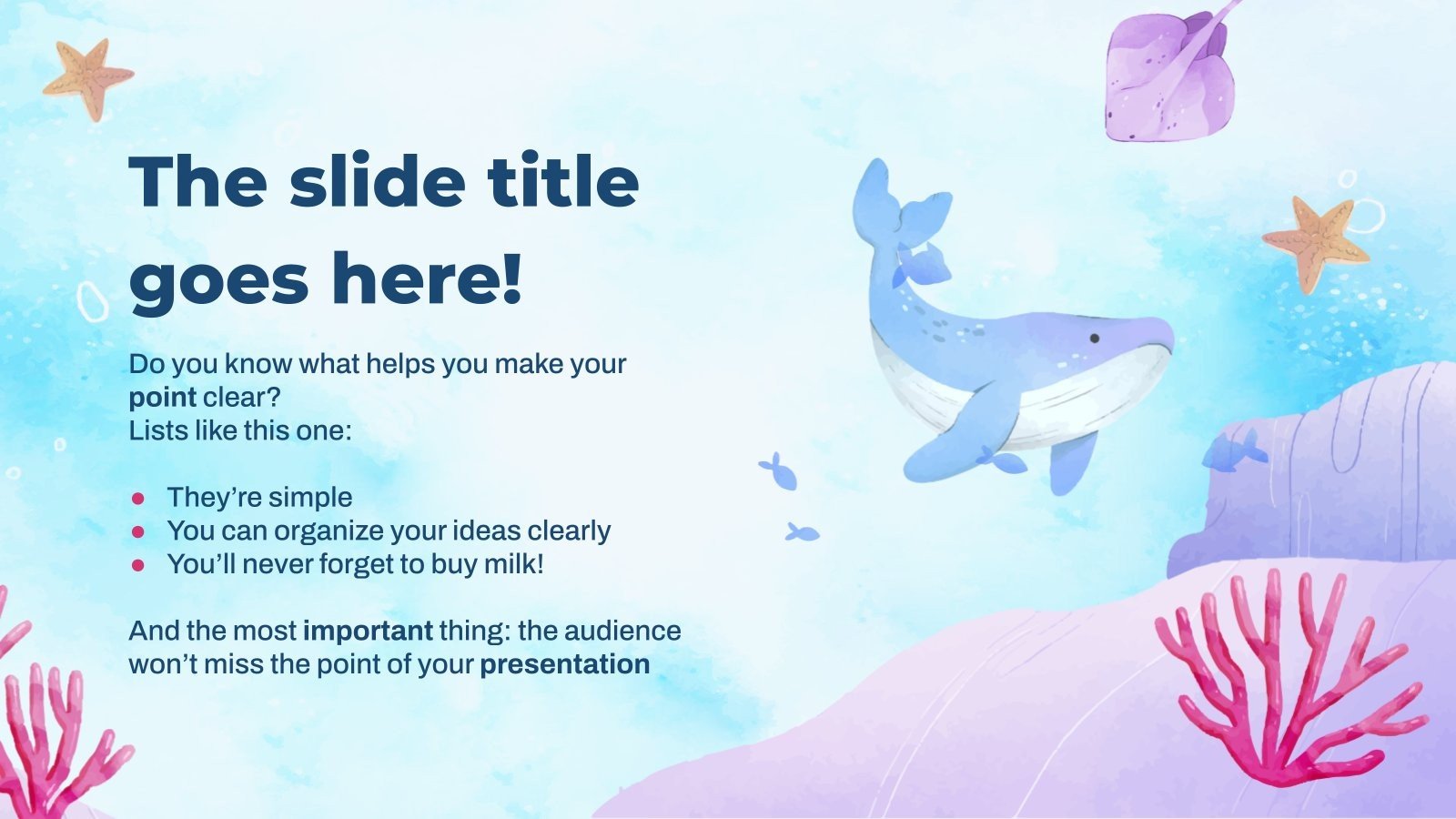 Marine Biology Science Lesson for College | Google Slides