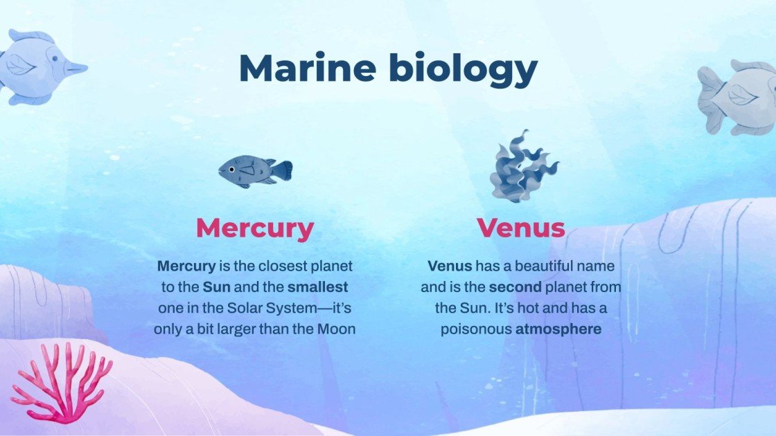 Marine Biology Science Lesson for College | Google Slides