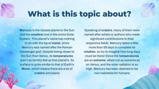 Marine Biology Science Lesson for College | Google Slides