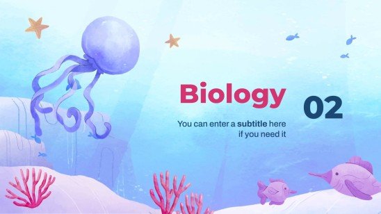 Marine Biology Science Lesson for College | Google Slides