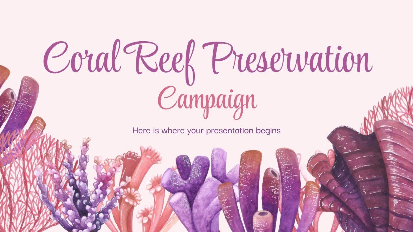 Free templates about Coral for Google Slides & PowerPoint