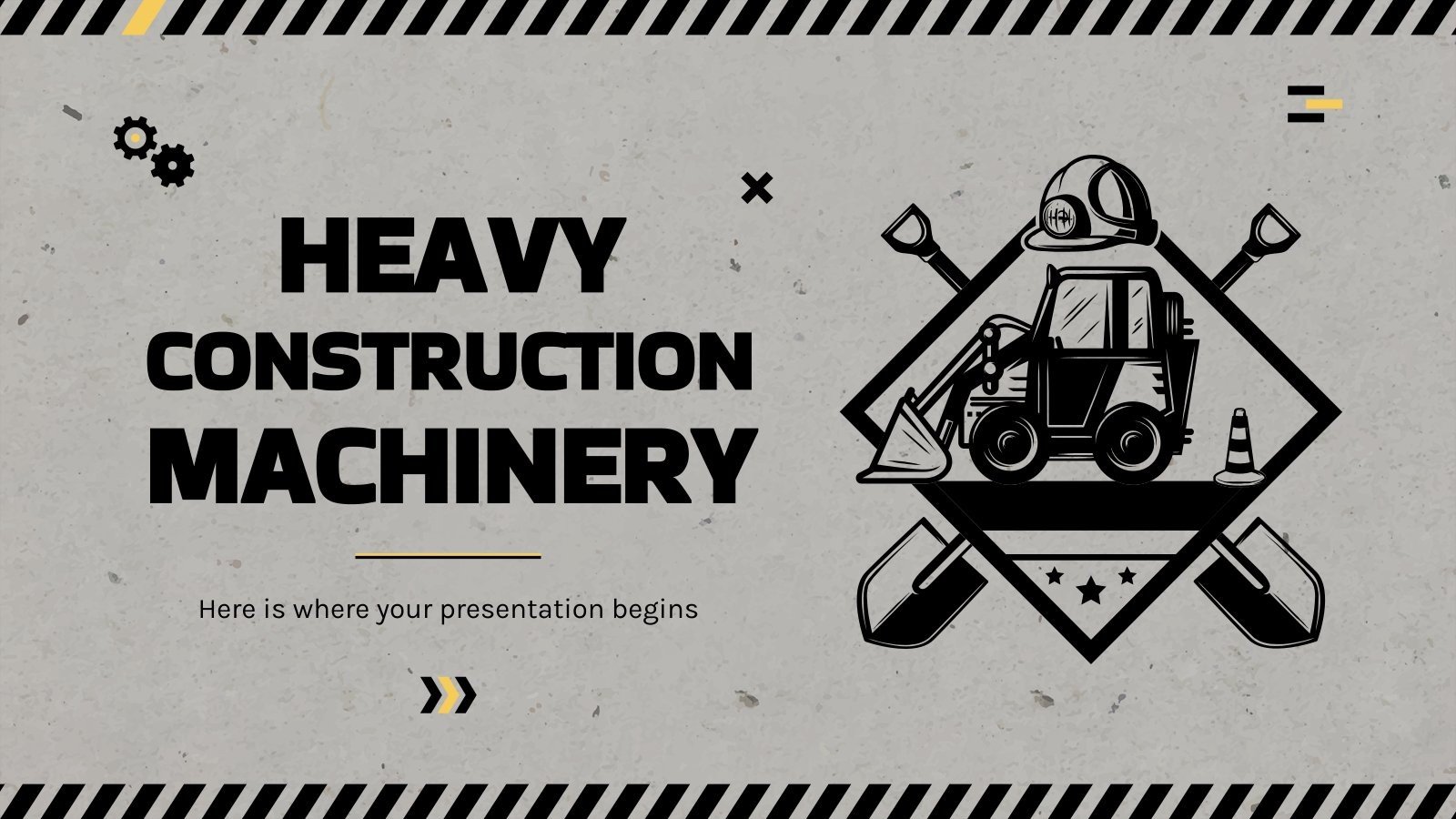 Heavy Construction Machinery | Google Slides & PowerPoint