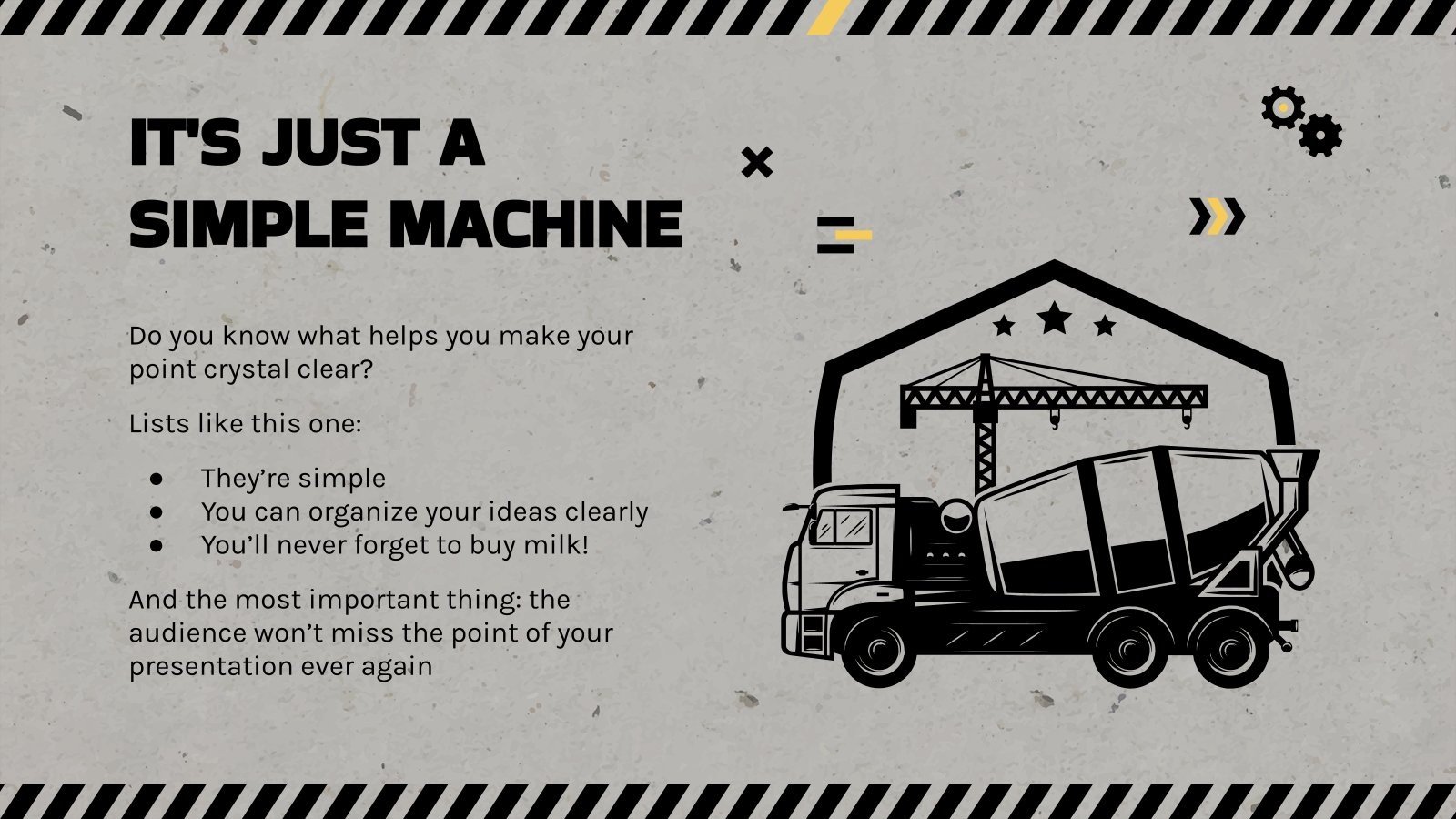 Heavy Construction Machinery | Google Slides & PowerPoint