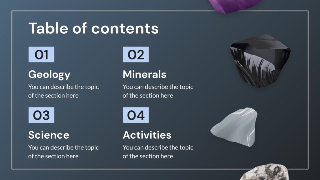 Geology & Mineral Sciences Major for College | Google Slides