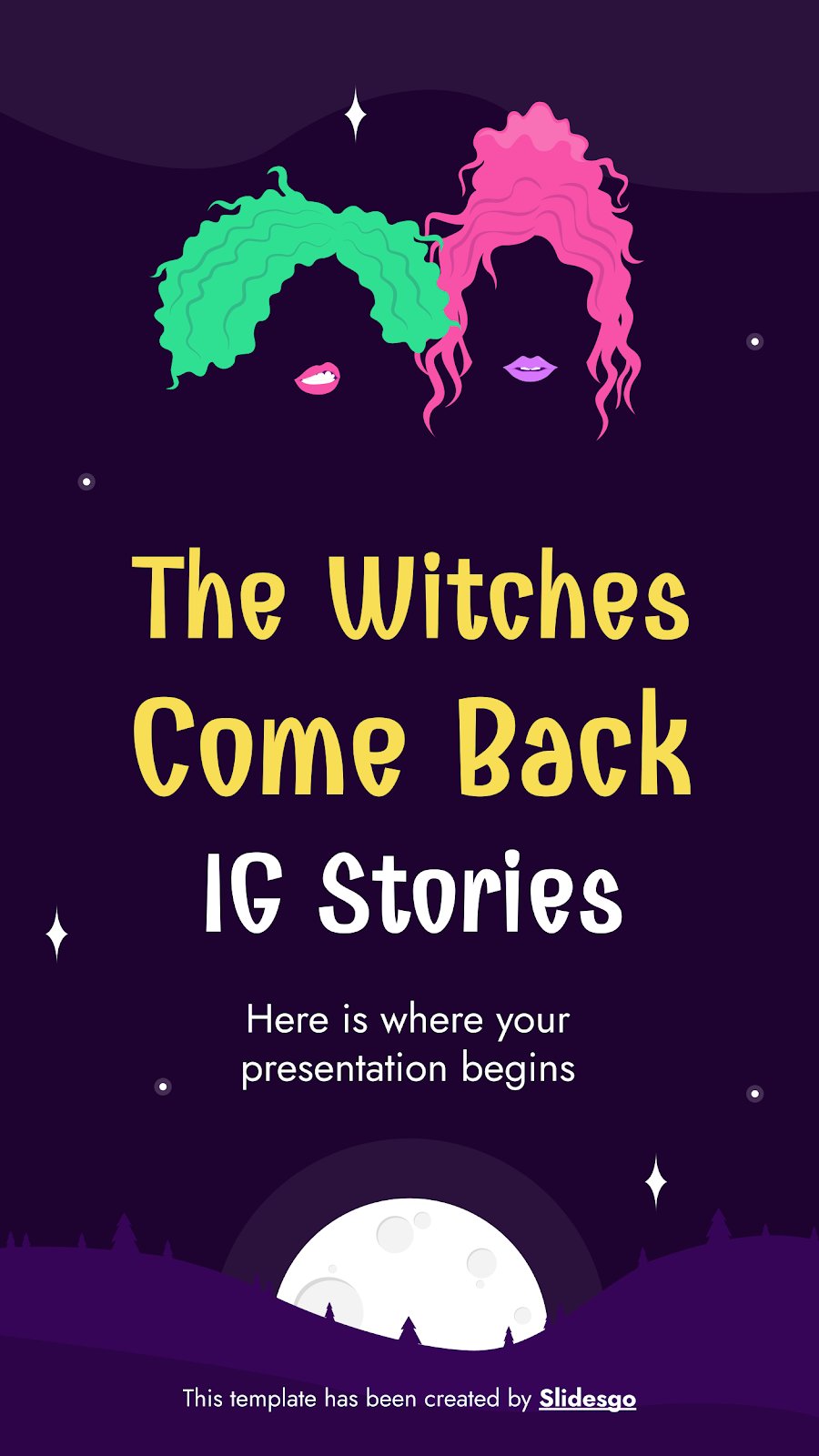 The Witches Come Back IG Stories | Google Slides & PPT