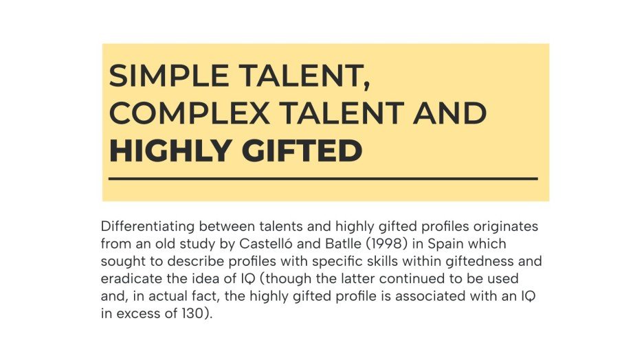 Important Terms Within Giftedness | Google Slides & PPT