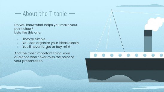 Titanic Remembrance Day | Google Slides & PowerPoint theme