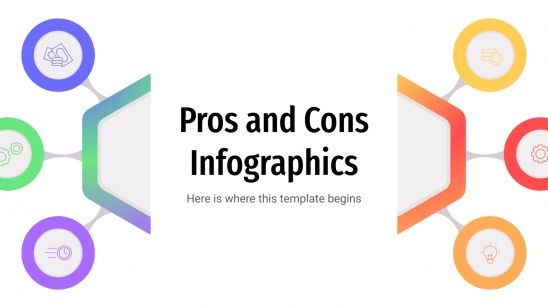 Pros and Cons Infographics for Google Slides and PowerPoint