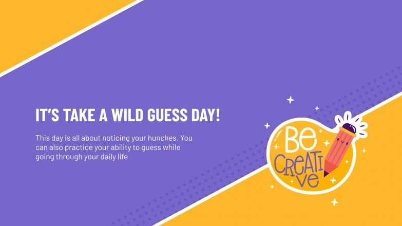 Campaña para Take a Wild Guess Day | Google Slides y PPT