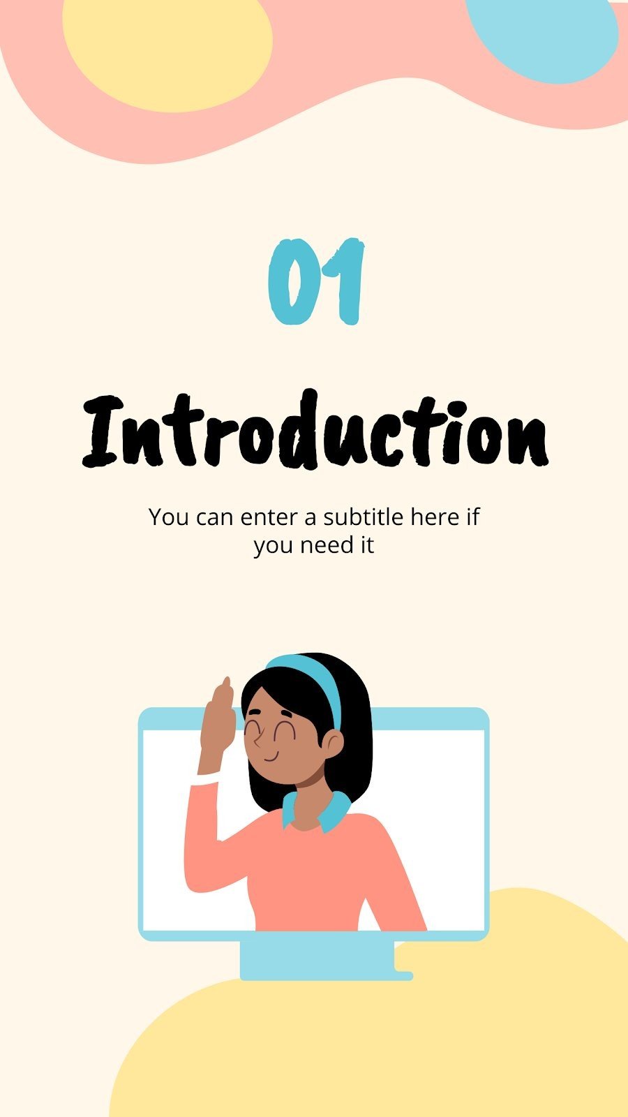 Give a High Five Today! | Google Slides and PowerPoint template