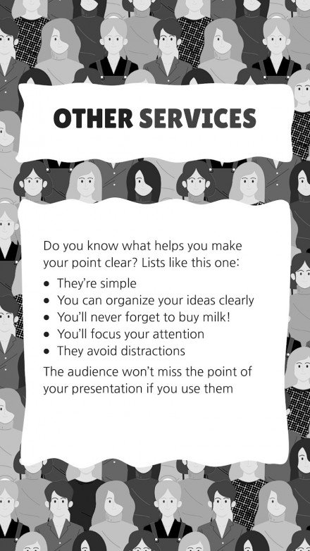 Grayscale People Backgrounds Company Profile | Google Slides