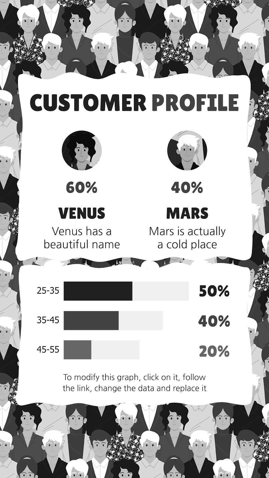Grayscale People Backgrounds Company Profile | Google Slides
