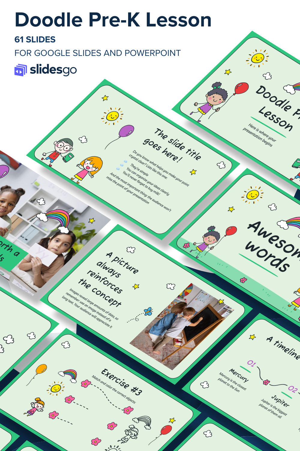 Doodle Pre-K Lesson | Google Slides & PowerPoint