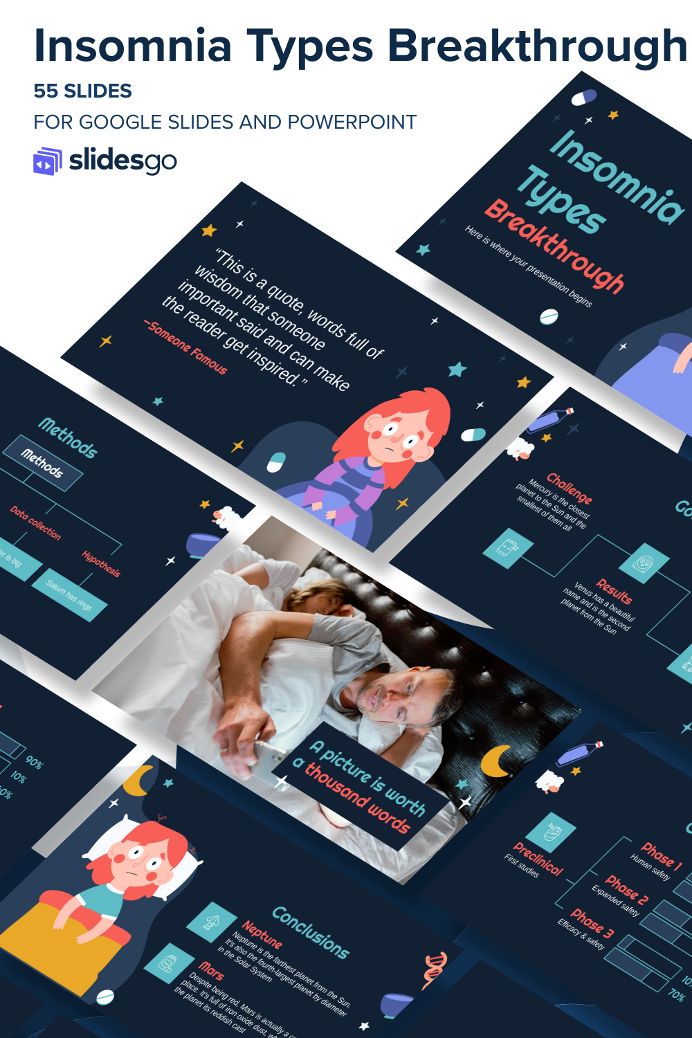 Insomnia Types Breakthrough | Google Slides & PowerPoint