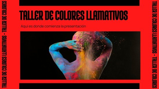 Taller de colores llamativos | Google Slides y PowerPoint