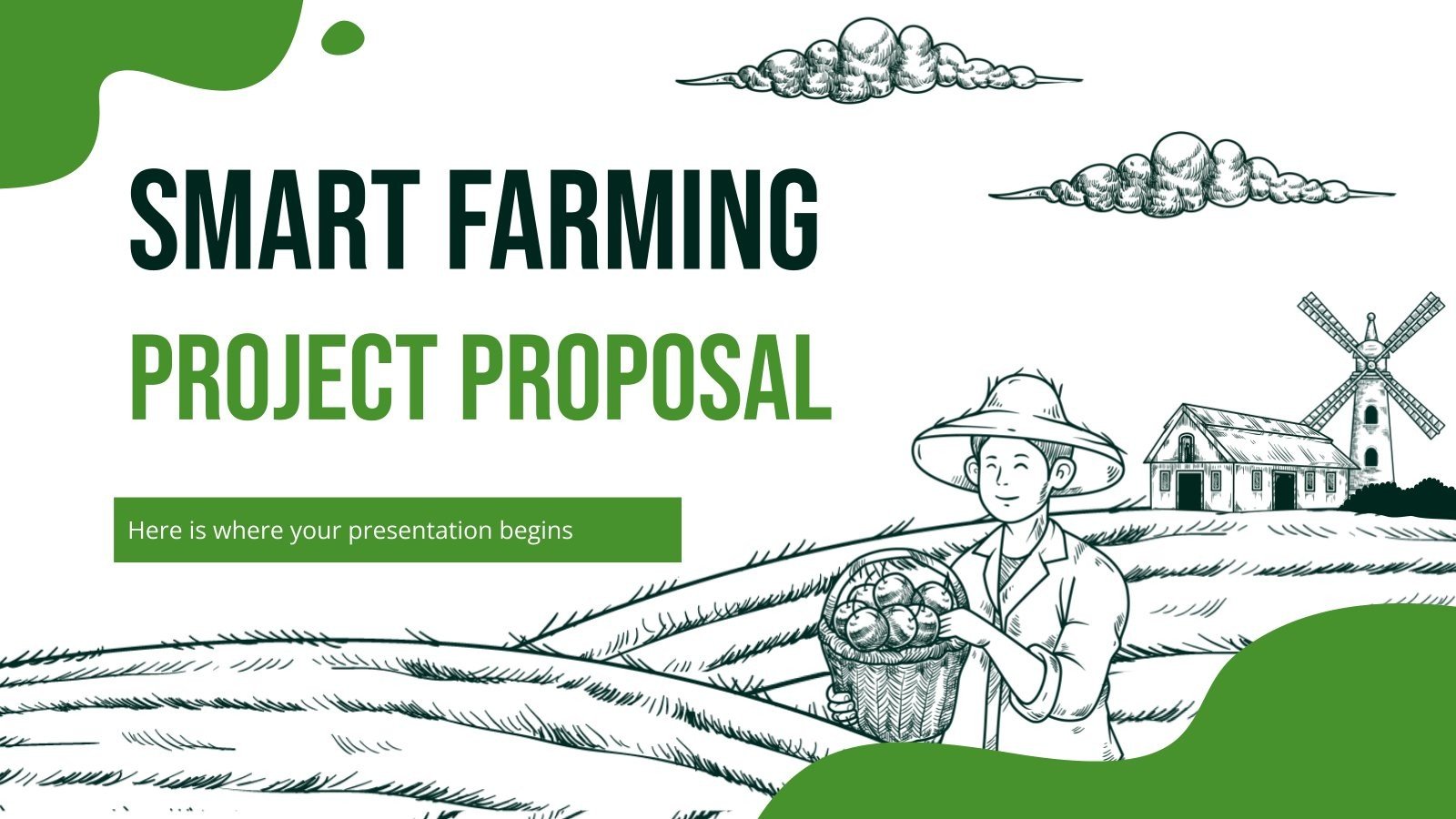 Free Google Slides and PowerPoint templates about Farms