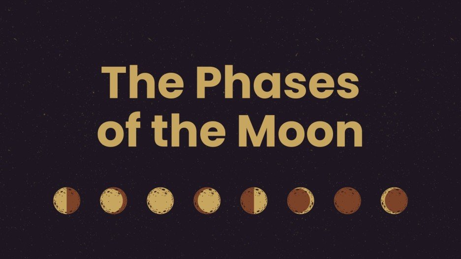 Free themes about the Moon for Google Slides & PowerPoint