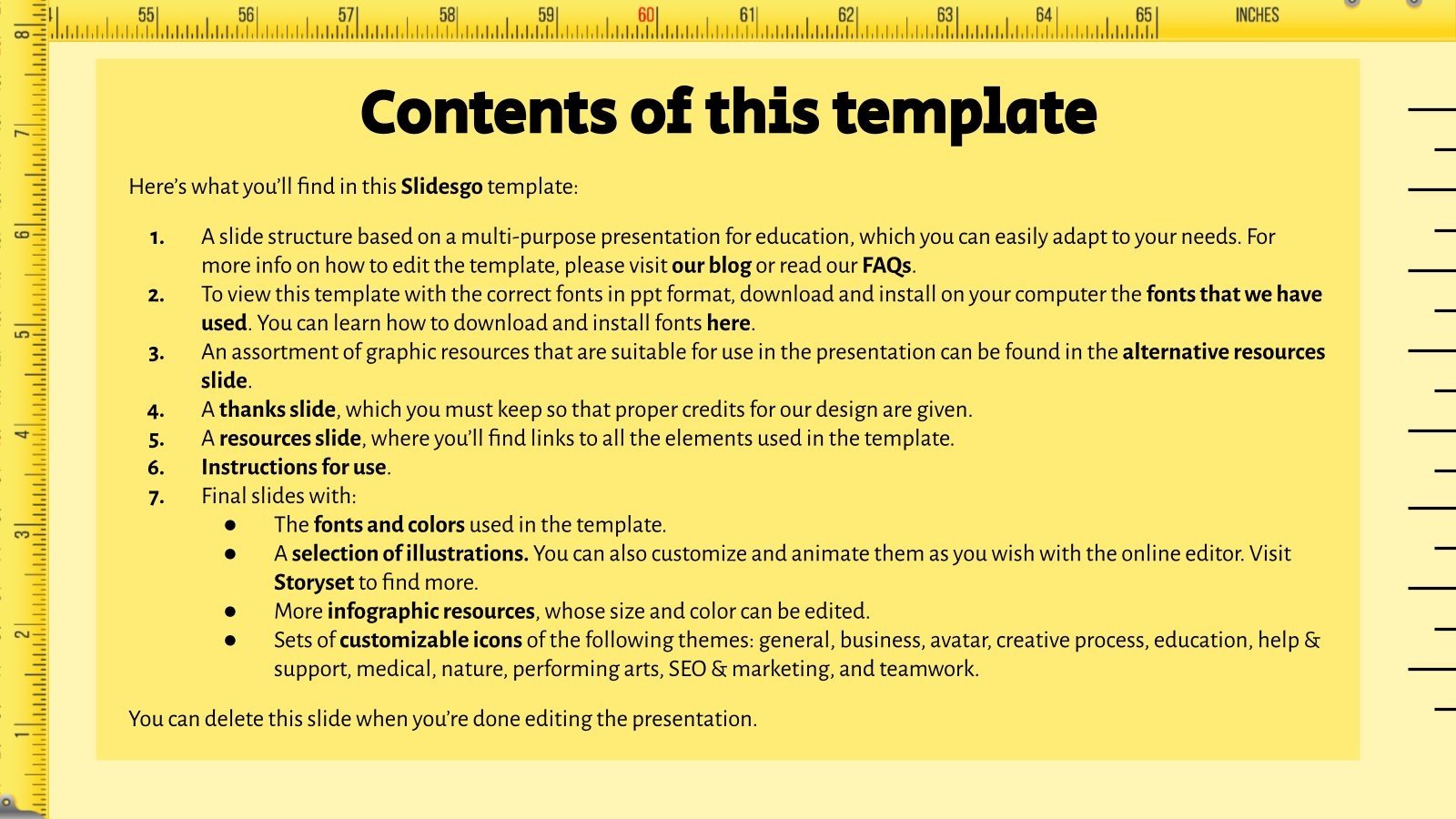 Measuring Tape Workshop | Google Slides & PPT