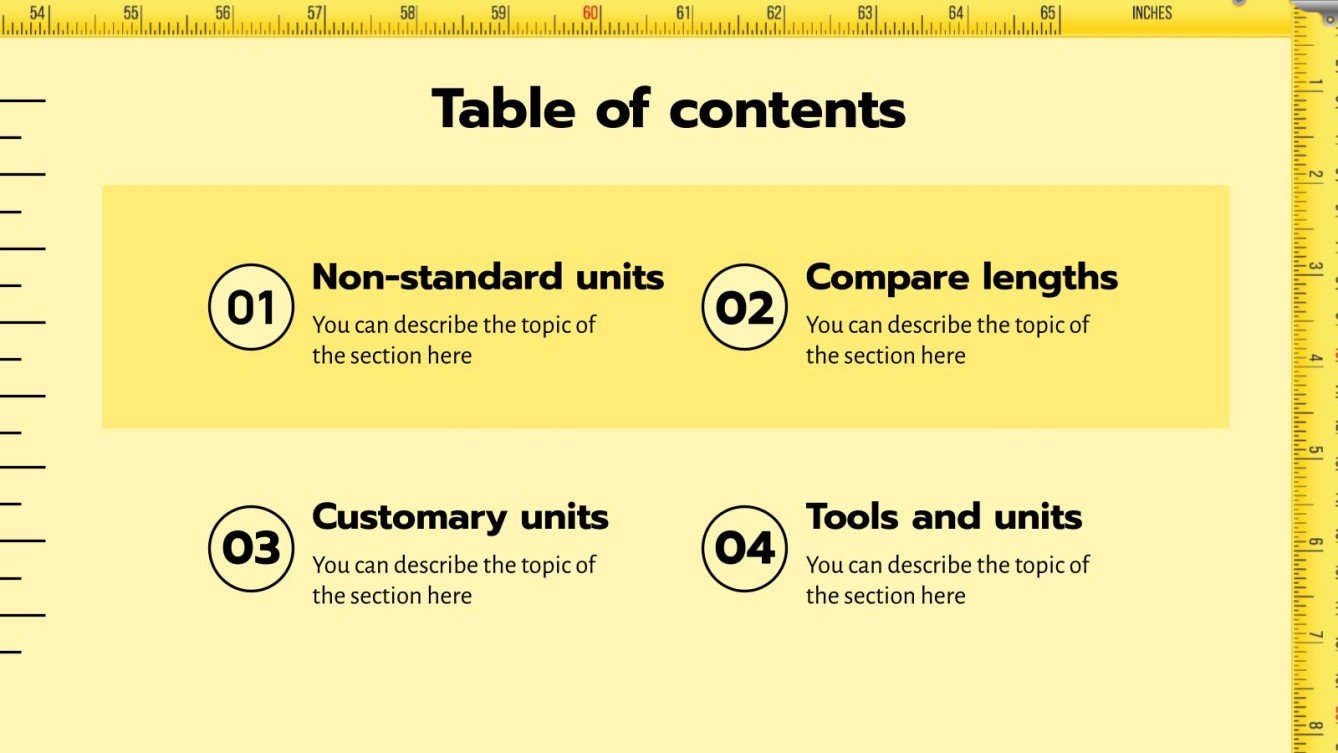 Measuring Tape Workshop | Google Slides & PPT