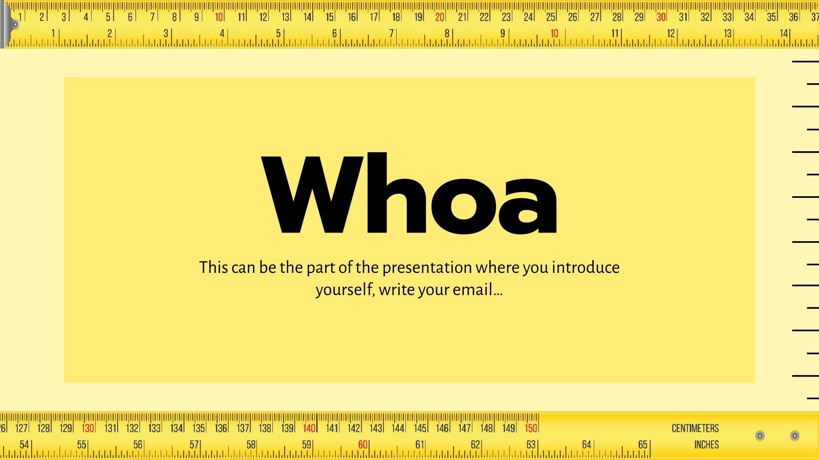 Measuring Tape Workshop | Google Slides & PPT