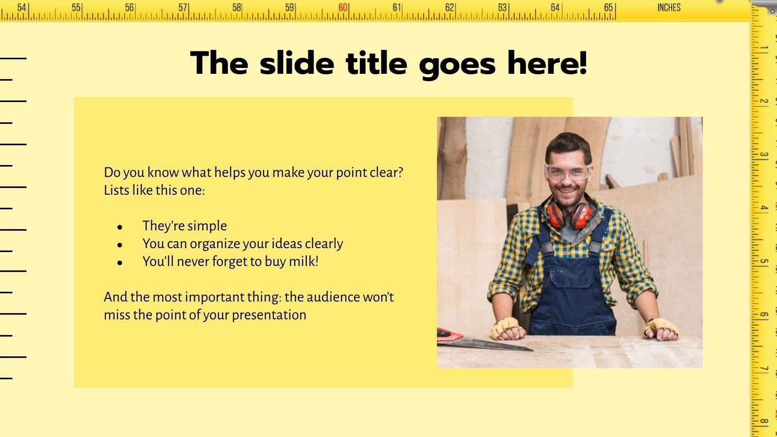 Measuring Tape Workshop | Google Slides & PPT