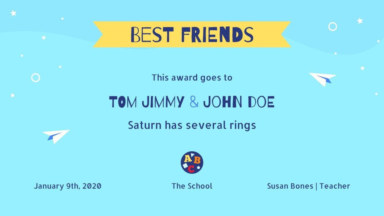 Fun Students of the Year Awards | Google Slides & PowerPoint