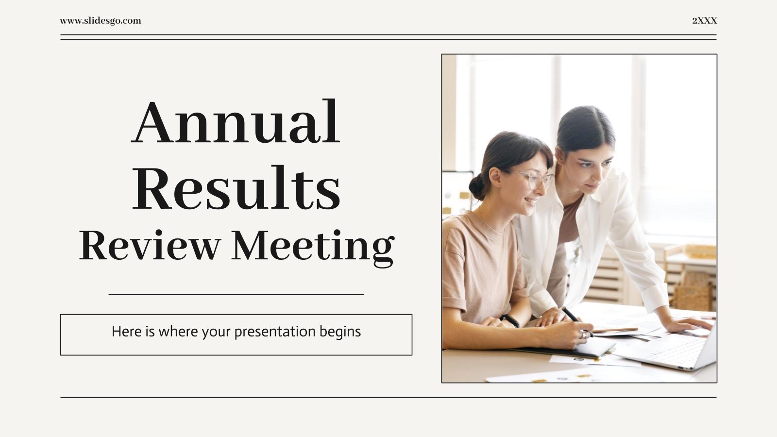 Annual Results Review Meeting | Google Slides & PPT