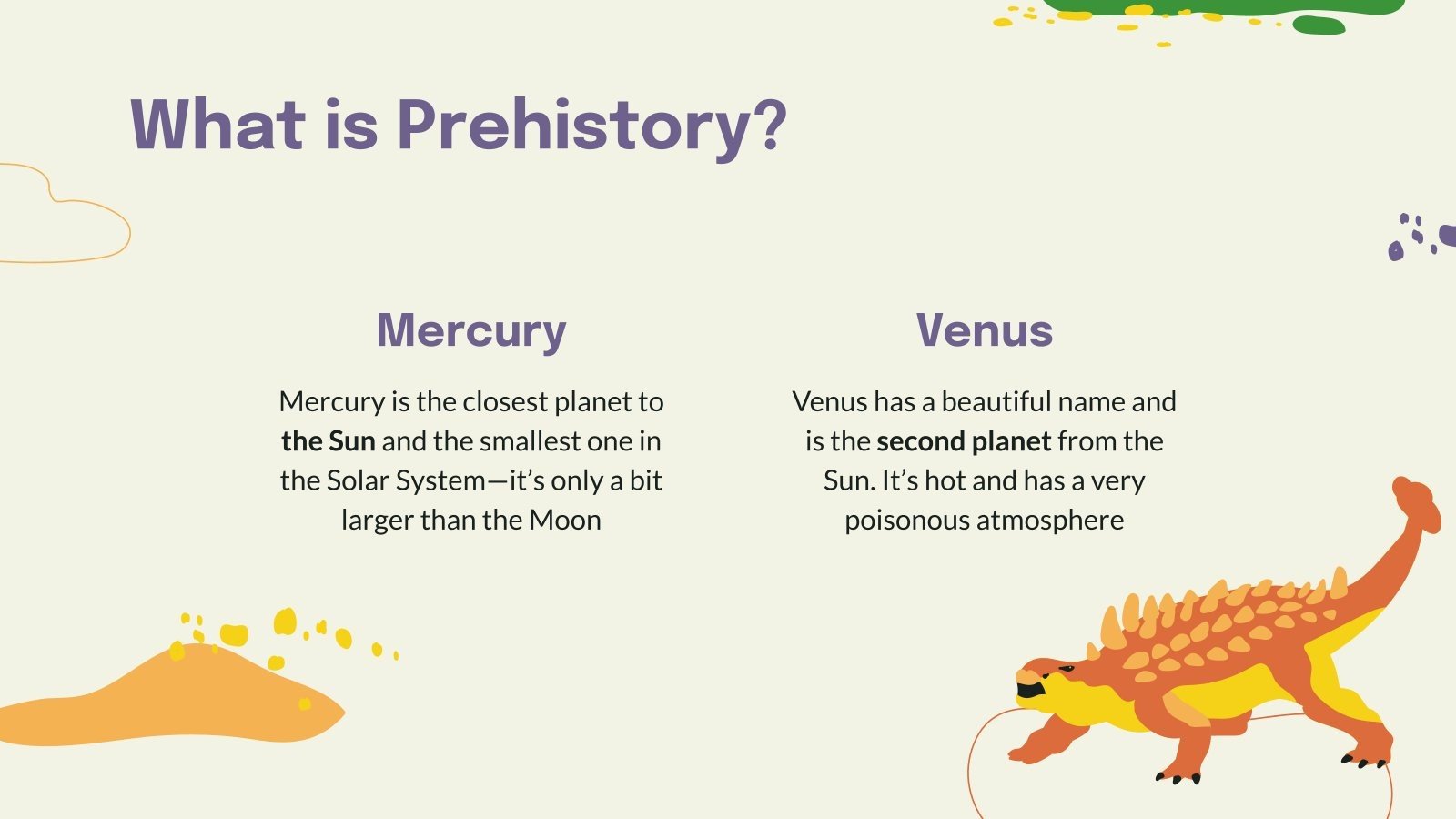 Social Studies for Elementary: Prehistory and Dinosaurs