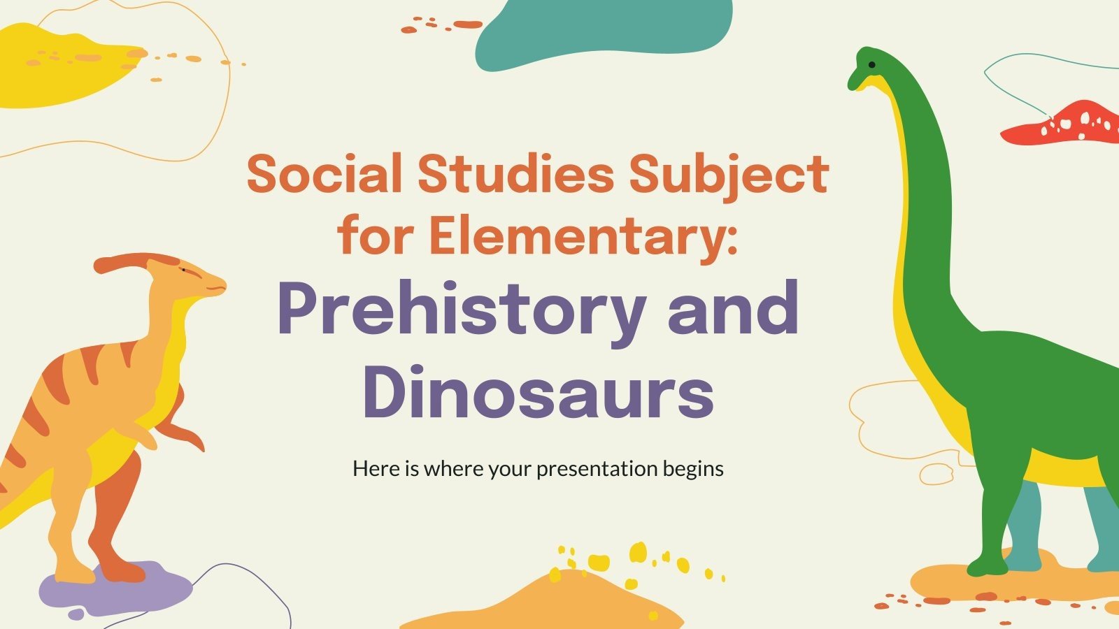 The Prehistory | Google Slides theme & PowerPoint template