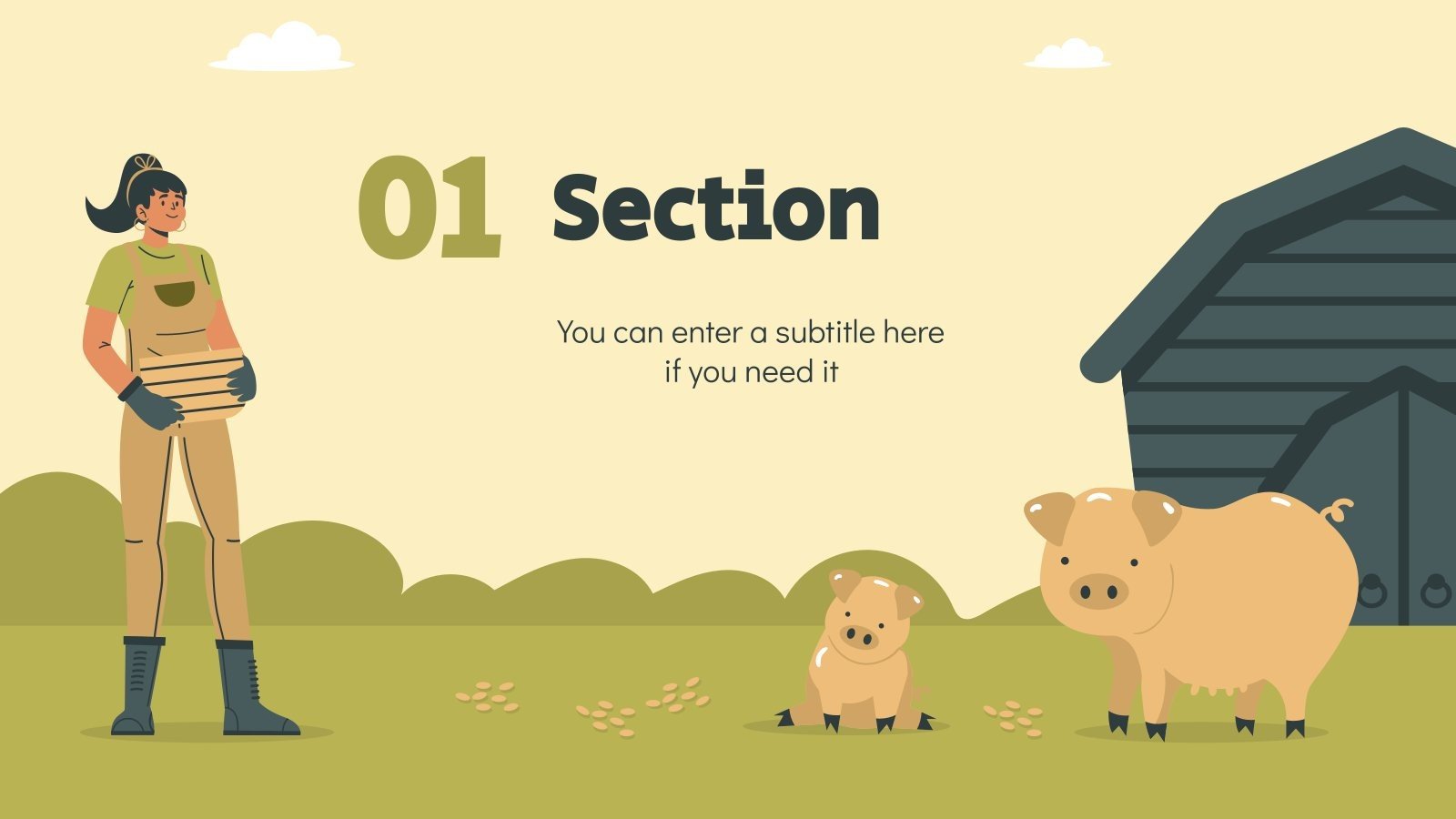 Swine Farm Business Plan | Google Slides & PowerPoint