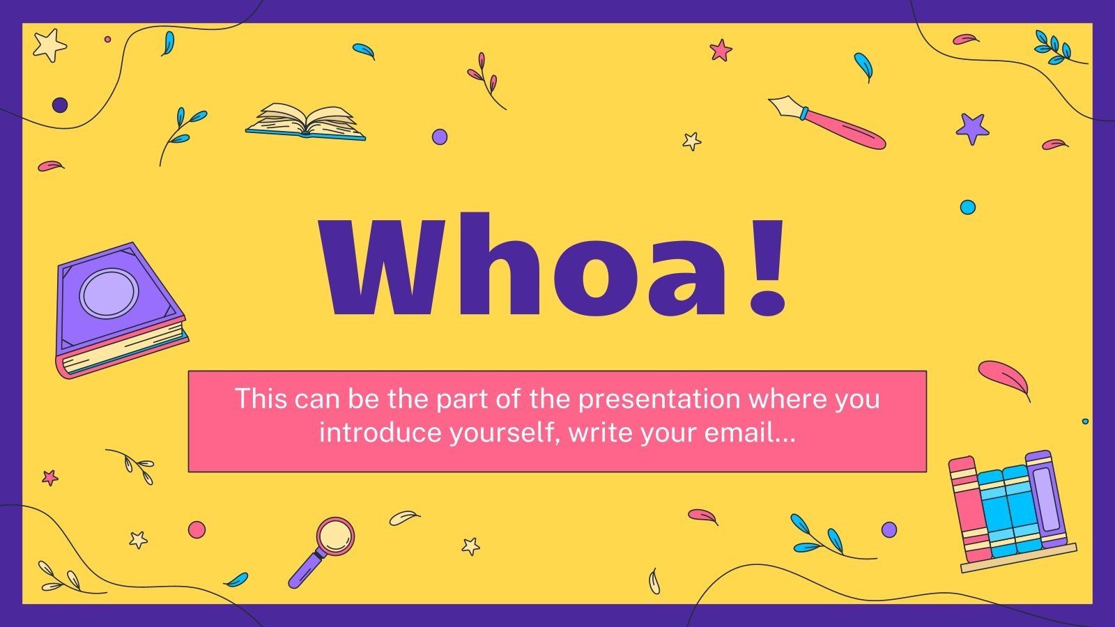 I Love Books! | Google Slides and PowerPoint template