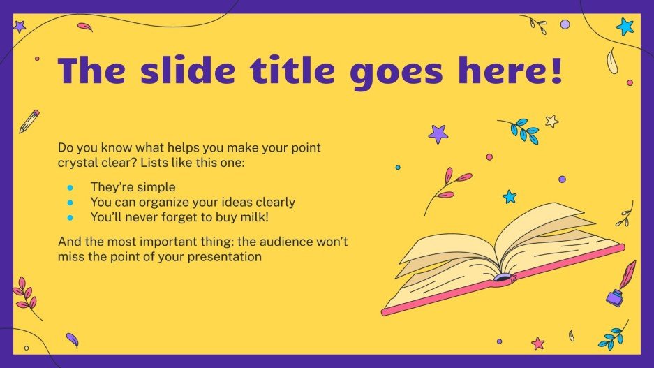 I Love Books! | Google Slides and PowerPoint template