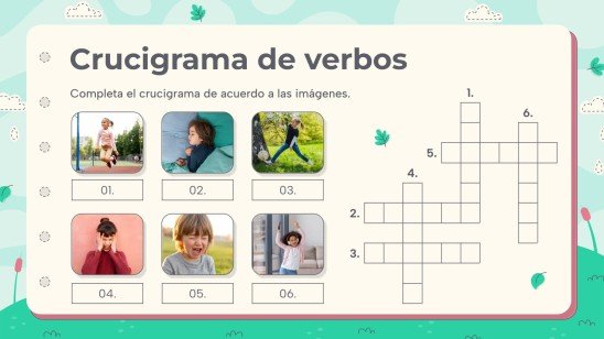 Cuadernillo de actividades: adjetivos, sustantivos y verbos