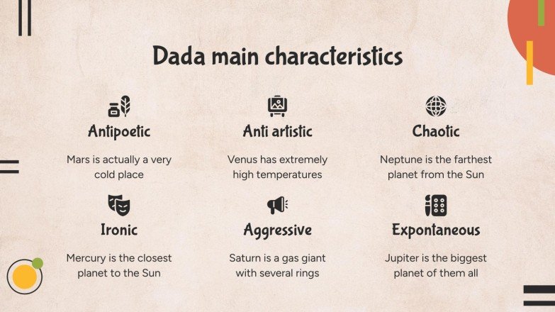 Arts Subject for High School: Dadaism | Google Slides & PPT