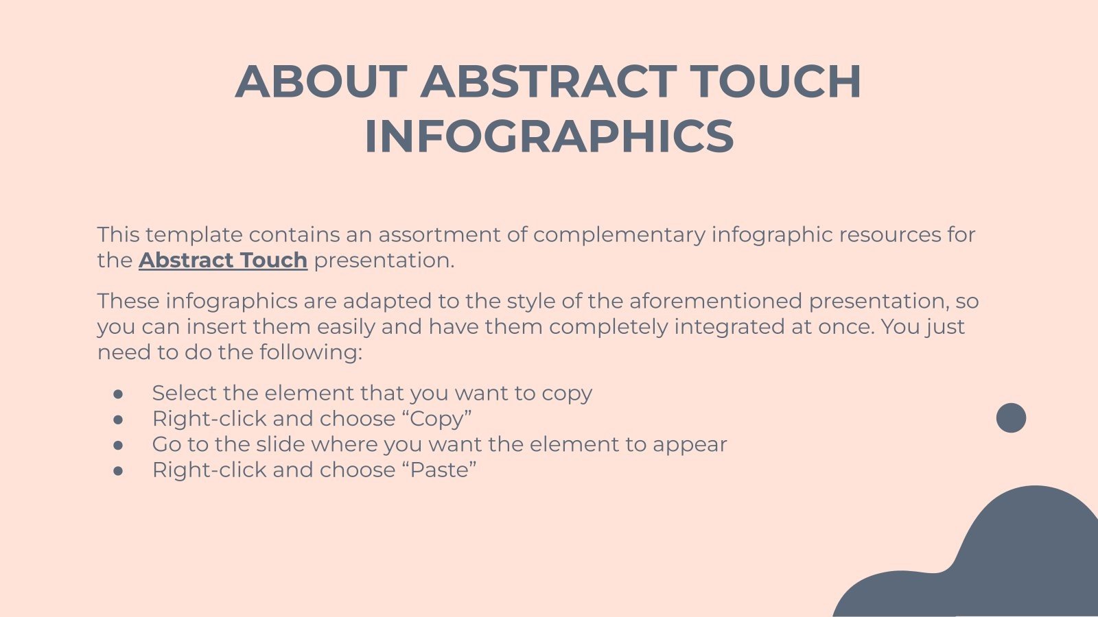 Abstract Touch Infographics | Google Slides & PowerPoint