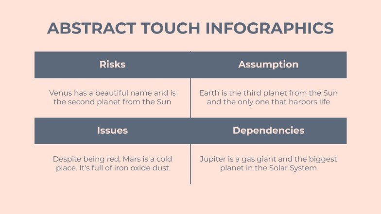 Abstract Touch Infographics | Google Slides & PowerPoint