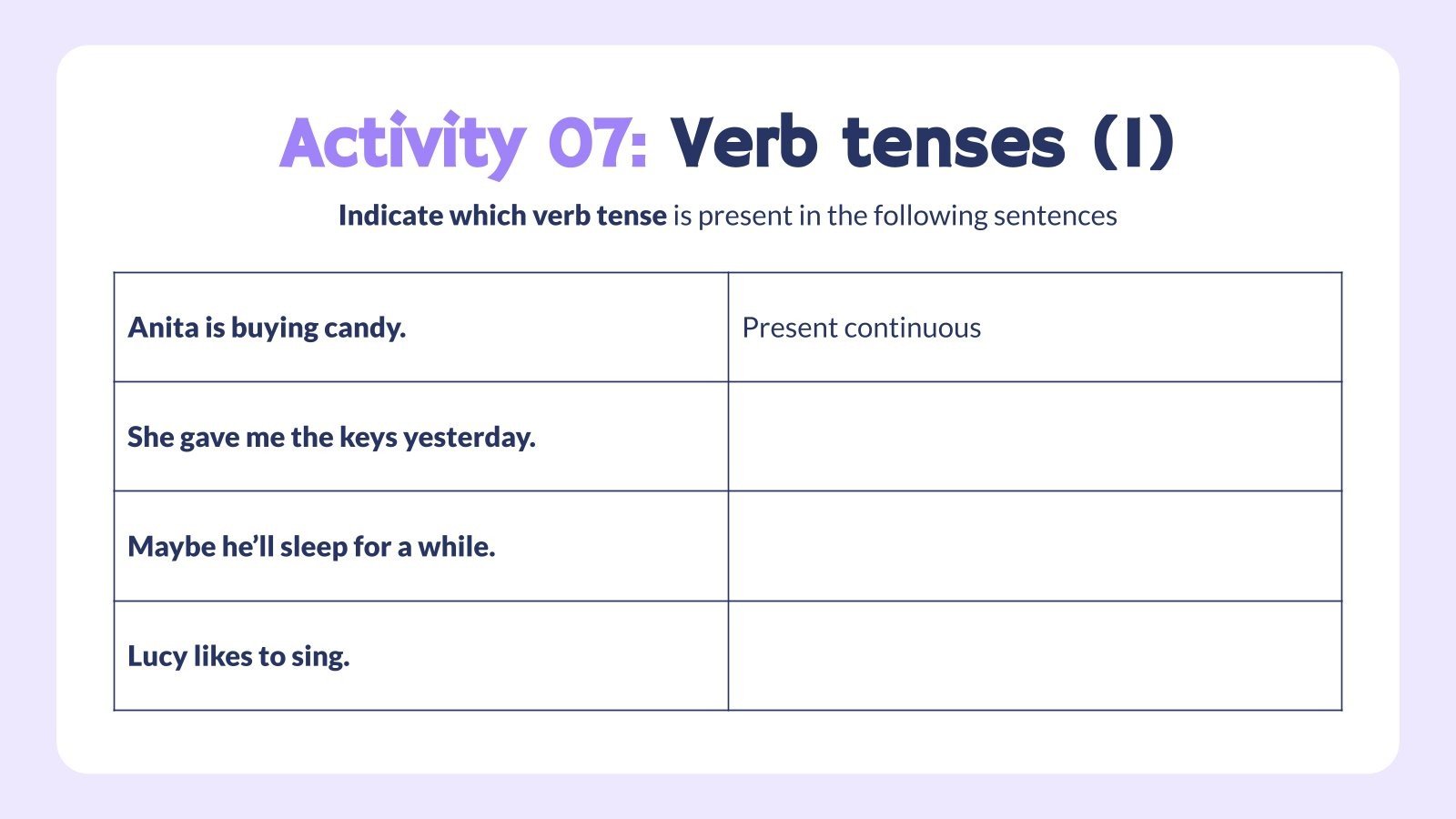 Verb Activities | Google Slides & PowerPoint