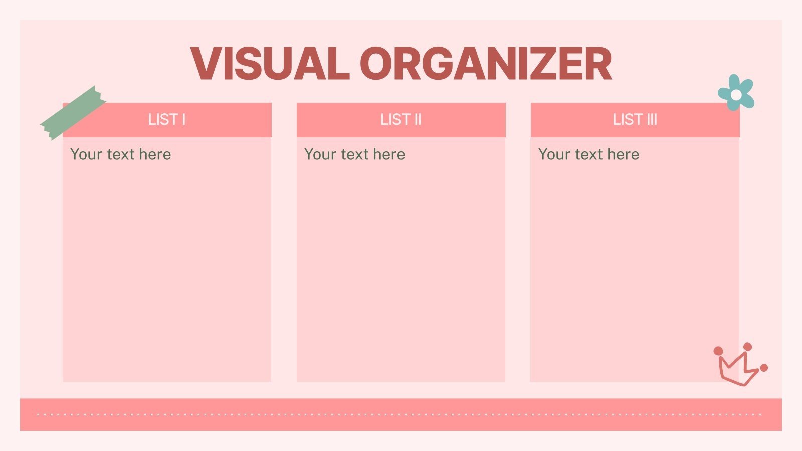 Conceptual Map to Organize Information | Google Slides & PPT