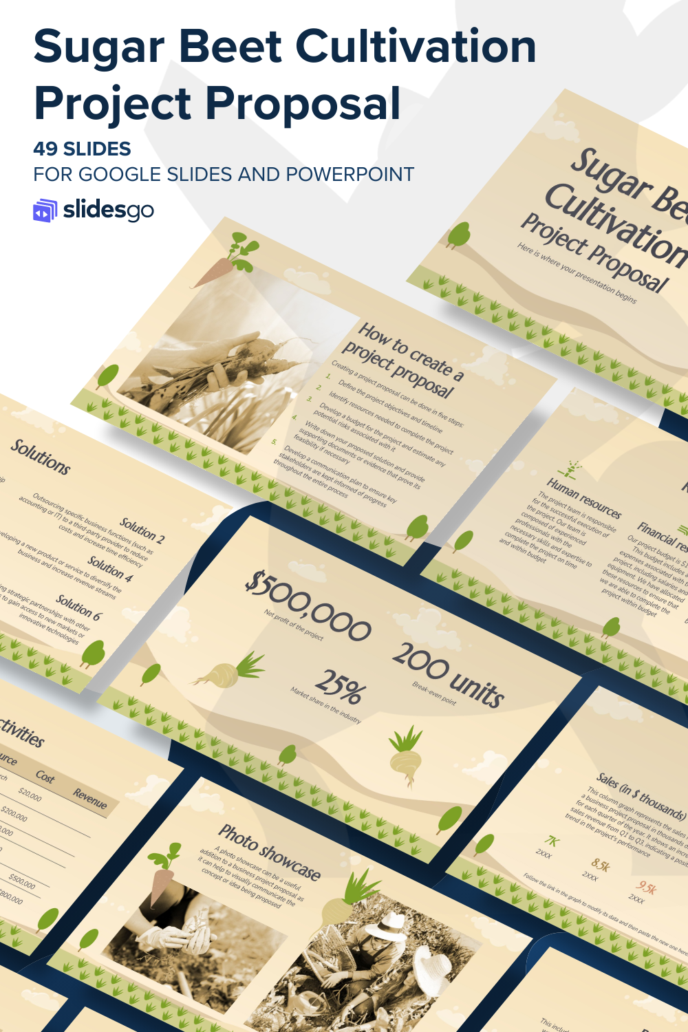 Sugar Beet Cultivation Project Proposal | Google Slides