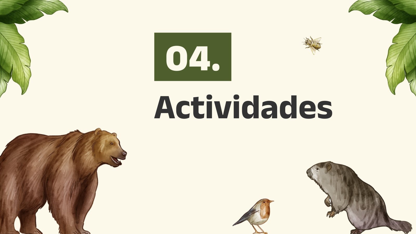 Animales vertebrados e invertebrados | Google Slides y PPT