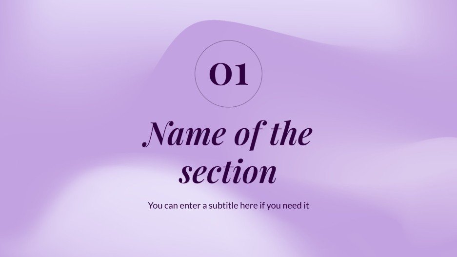 Elegant Digital Lavender Business Basic Template