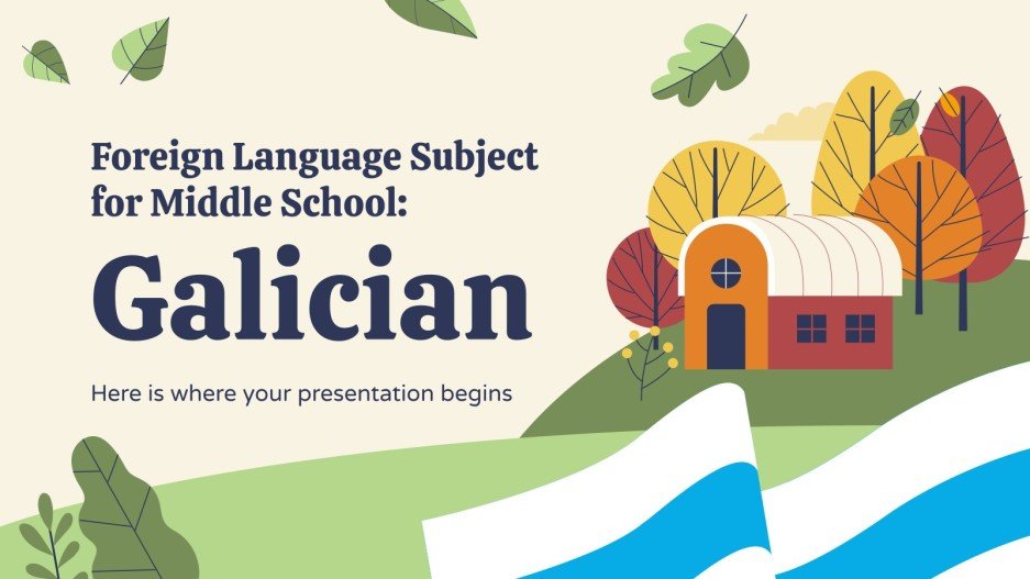 Foreign Language Subject for Middle School: Galician