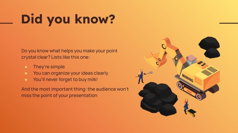 Mining Engineering Degree | Google Slides & PPT