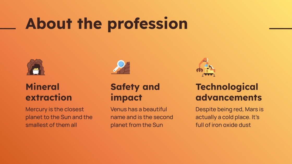 Mining Engineering Degree | Google Slides & PPT