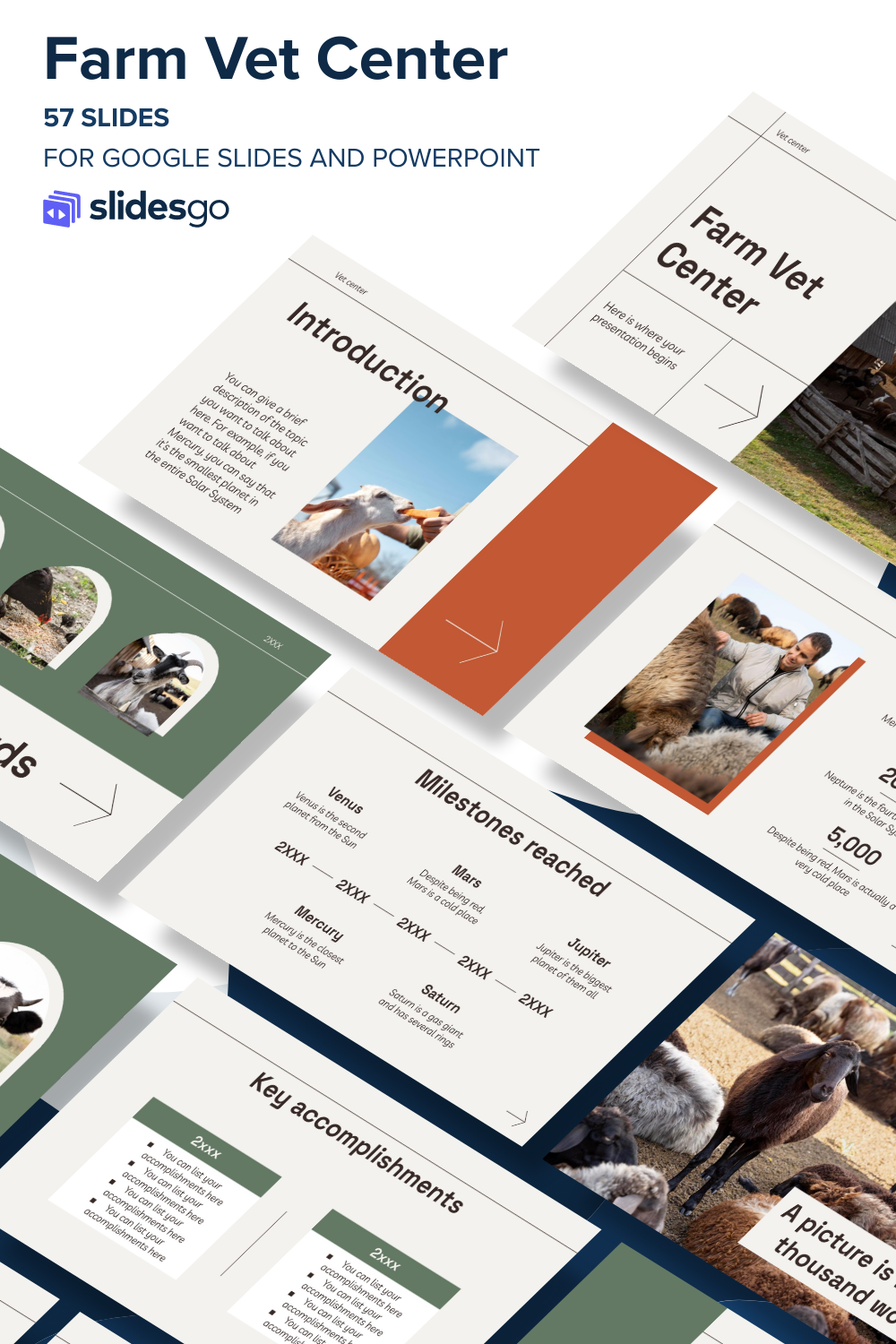 Farm Vet Center | Google Slides & PowerPoint template