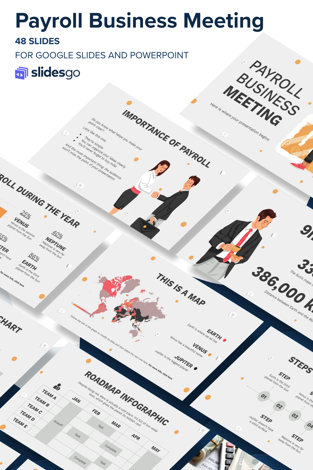 Payroll Business Meeting | Google Slides & PowerPoint