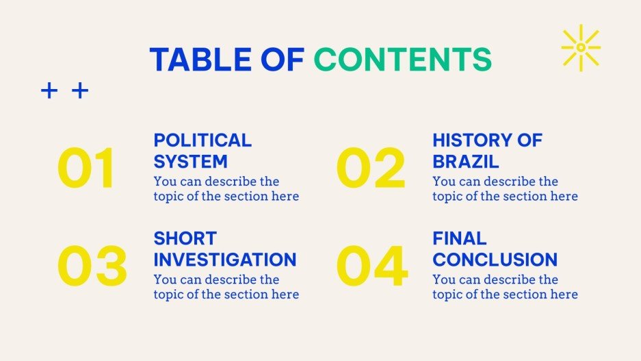 Political System of Brazil Minitheme | Google Slides