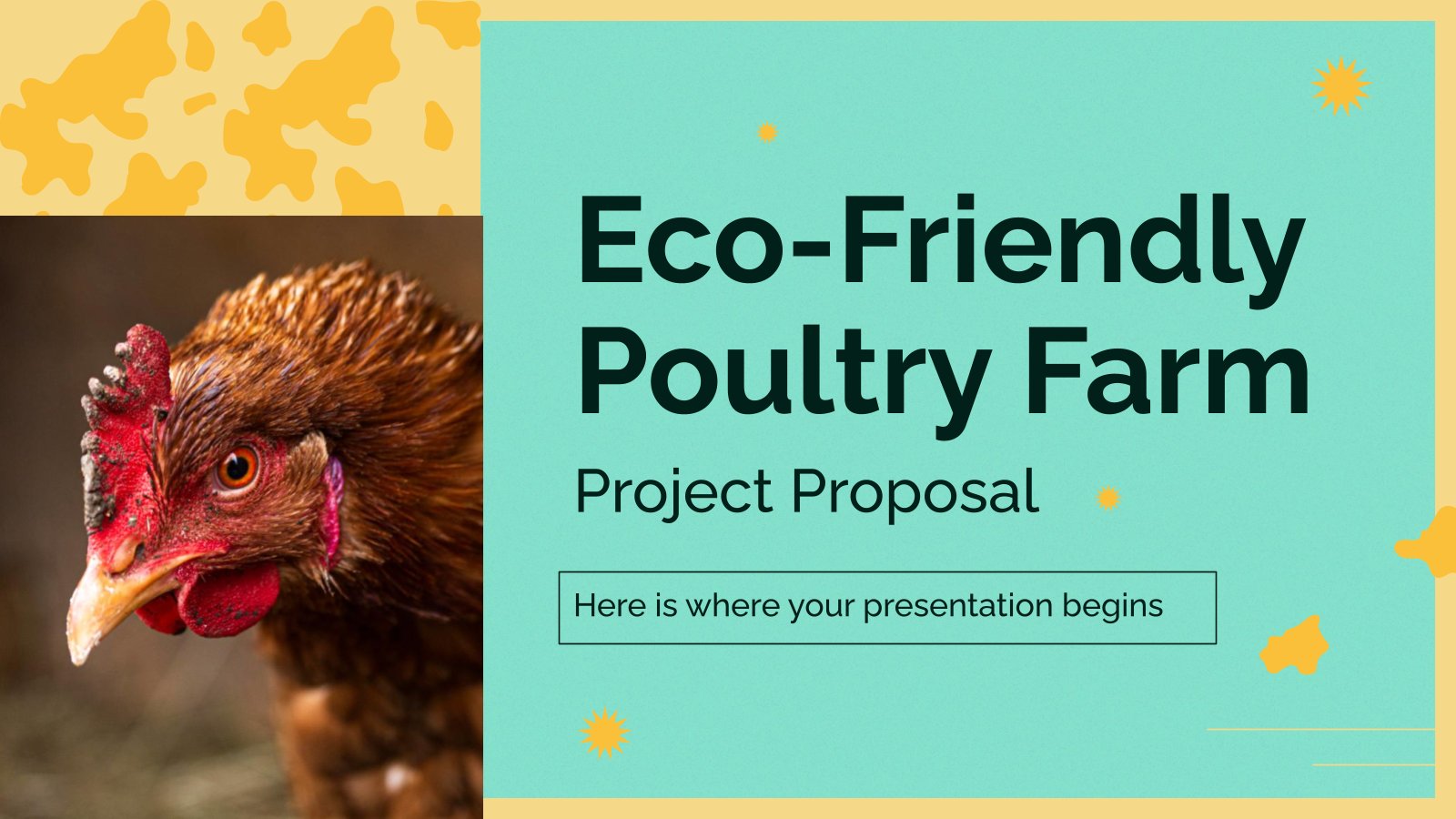Eco Friendly Poultry Farm Project Proposal Google Slides