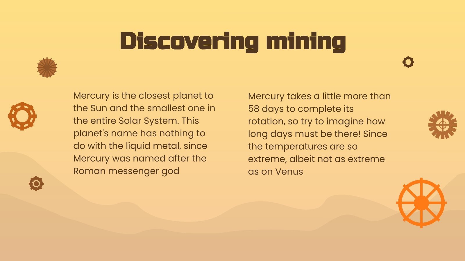 Let's Discover the Work in the Mines | Google Slides & PPT