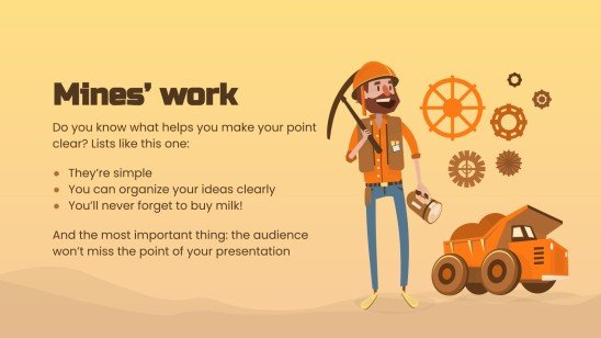 Let's Discover the Work in the Mines | Google Slides & PPT